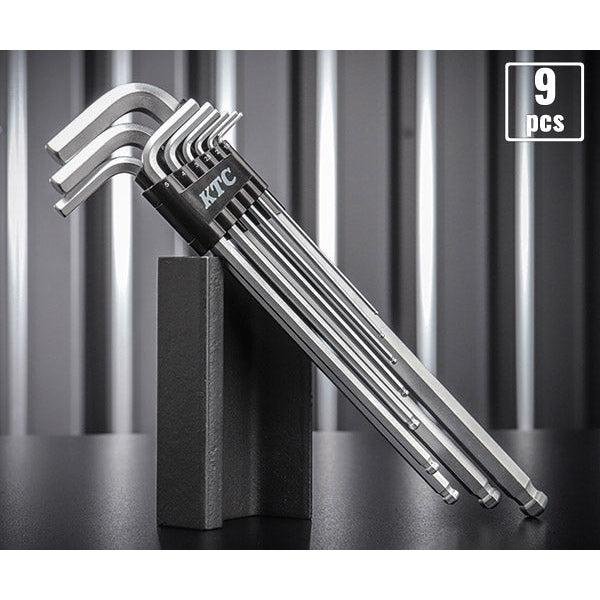 KTC Hex Keys Allen Wrench Set Ball-End Type (9-Pieces) HL259SP – Daitool