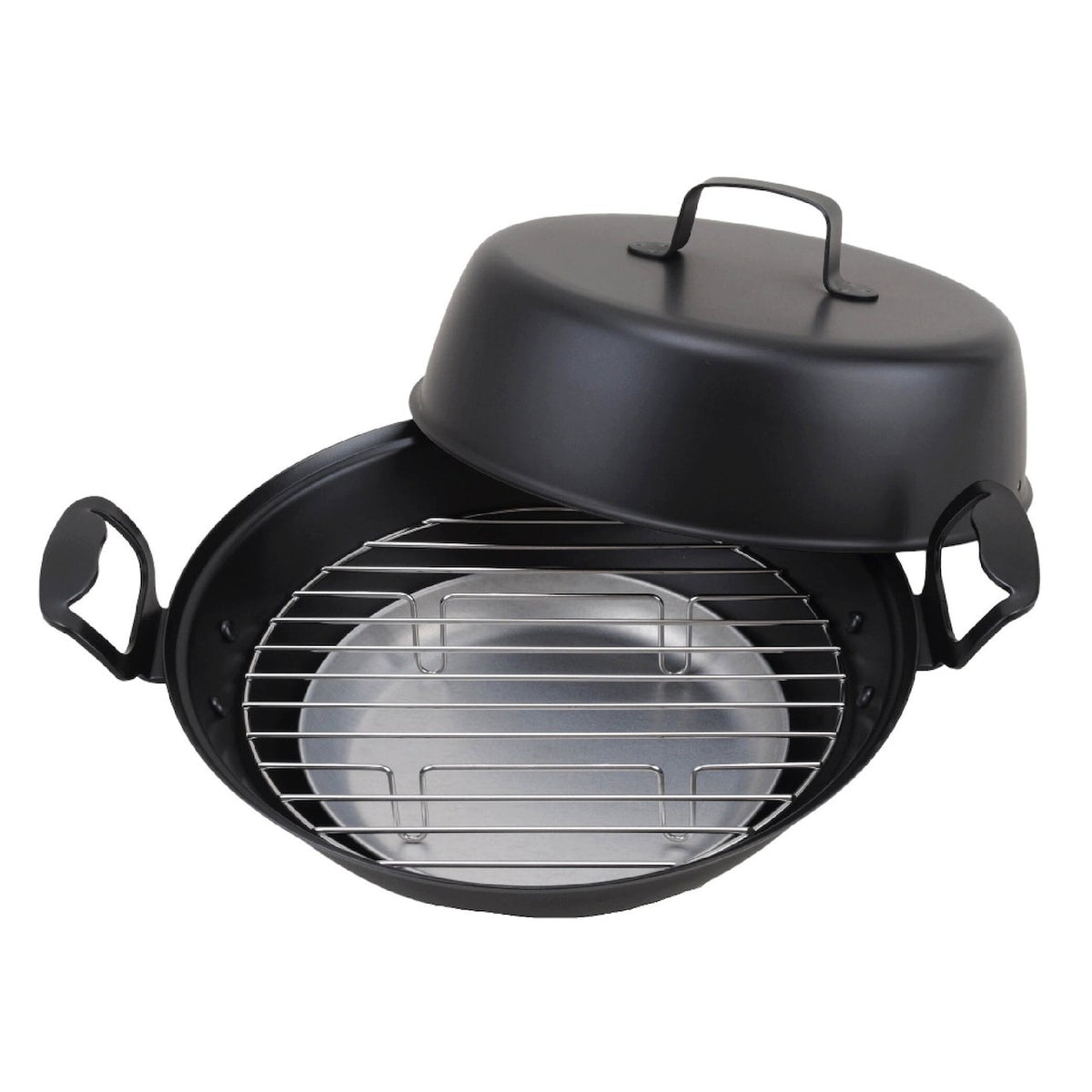 Ptygrace Iron Smoker Durable Smoking Pot & Grill For Camping 27cm – Daitool