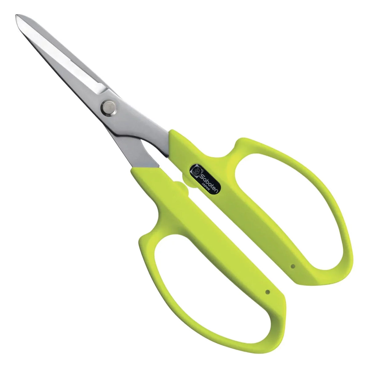 Saboten Floral & Garden Scissors Chrome-Plated Blades With Sharpener – Daitool