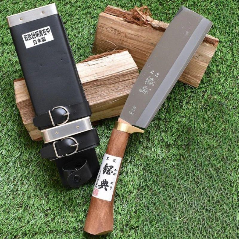 Kanenori Nata Single-Bevel Carbon Steel Japanese Axe 180mm C-21 – Daitool