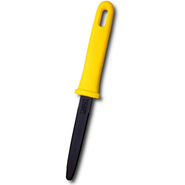 yellow plastic knife