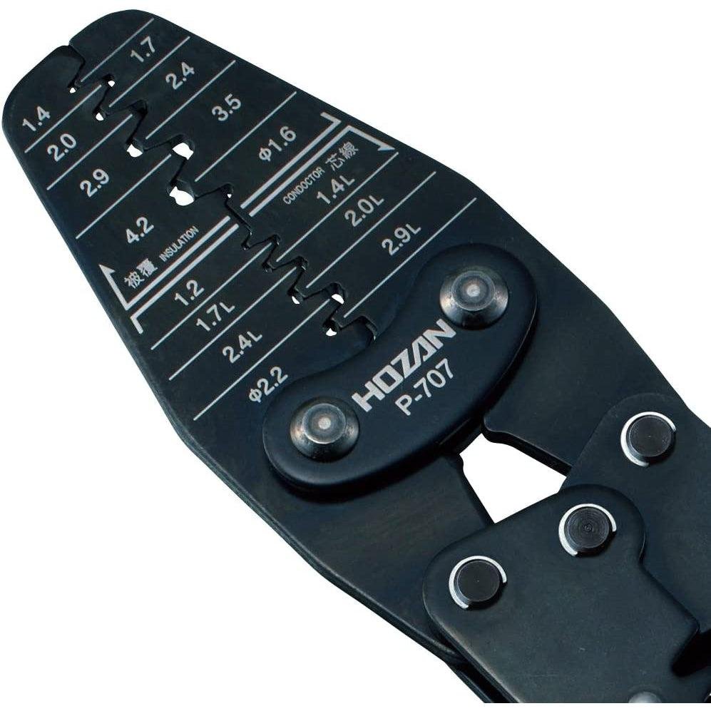 Hozan Crimping Pliers Toggle Crimping Tool for Open Barrel Terminals P – Daitool