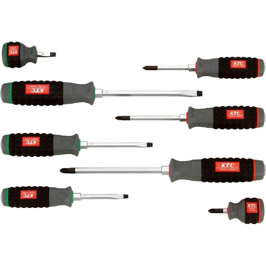 KTC JIS & Heavy-Duty Demolition Screwdriver Set (8-Pieces) TPMD18 – Daitool