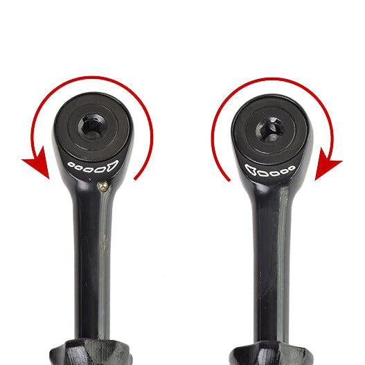 Deen Fast Action Twist Handle Reversible Ratchet Wrench & Screwdriver