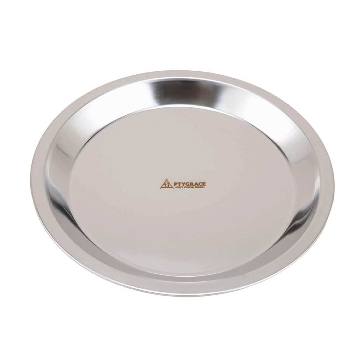 Ptygrace Durable Plates Compact Stackable Steel Plates For Camping ...